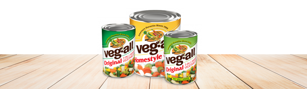 Veg‑All Product Line - Mixed Vegetable Cans & No‑Salt Varieties