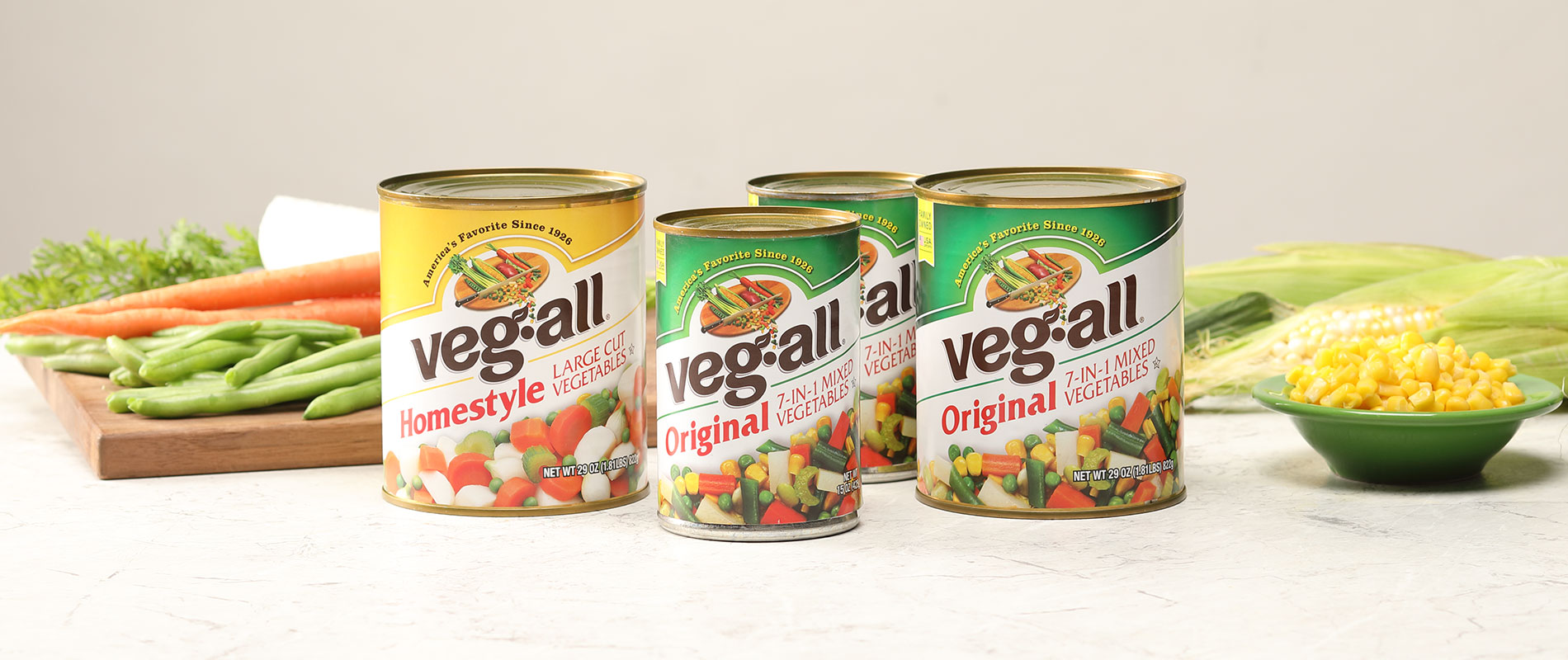 Veg‑All Product Line - Mixed Vegetable Cans & No‑Salt Varieties